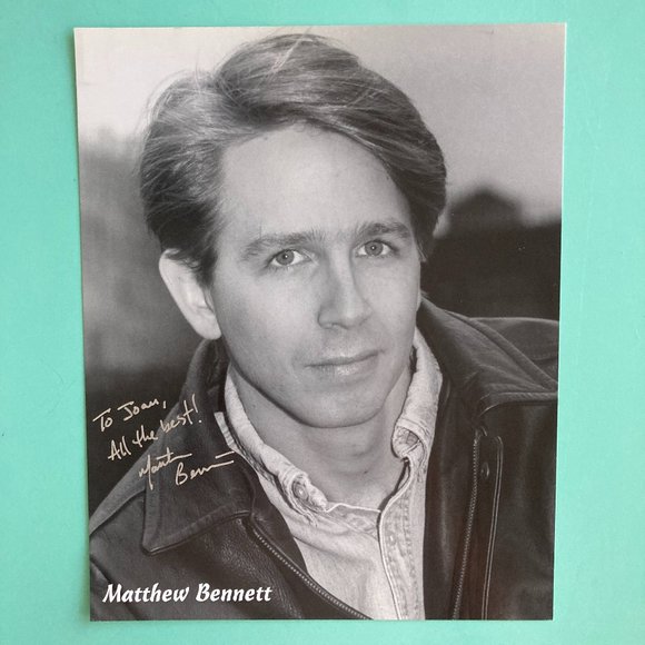 Autograph | Other | Matthew Bennett Signed Inscribed 8x Photo Broadway ...